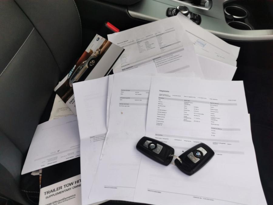 Grey BMW X3 2012 in Riga, with an engine capacity of 3.00 L and mileage of 308 thousand km for 12300 €, photo 26 on AUTOMOTO.COM.LV