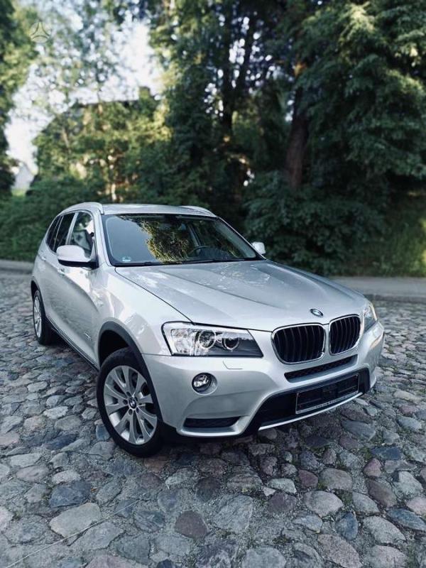 Grey BMW X3 2012 in Utena, with an engine capacity of 2.00 L and mileage of 249 thousand km for 11150 €, photo 1 on AUTOMOTO.COM.LV