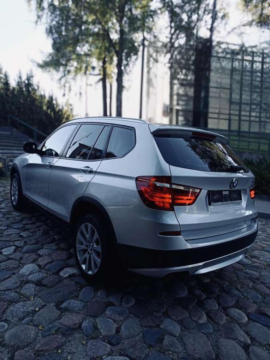Pelēks BMW X3 2012 Utena, ar dzinēja tilpumu 2.00 L un nobraukumu 249 tūkst. km par 11150 €, foto 6 vietnē AUTOMOTO.COM.LV