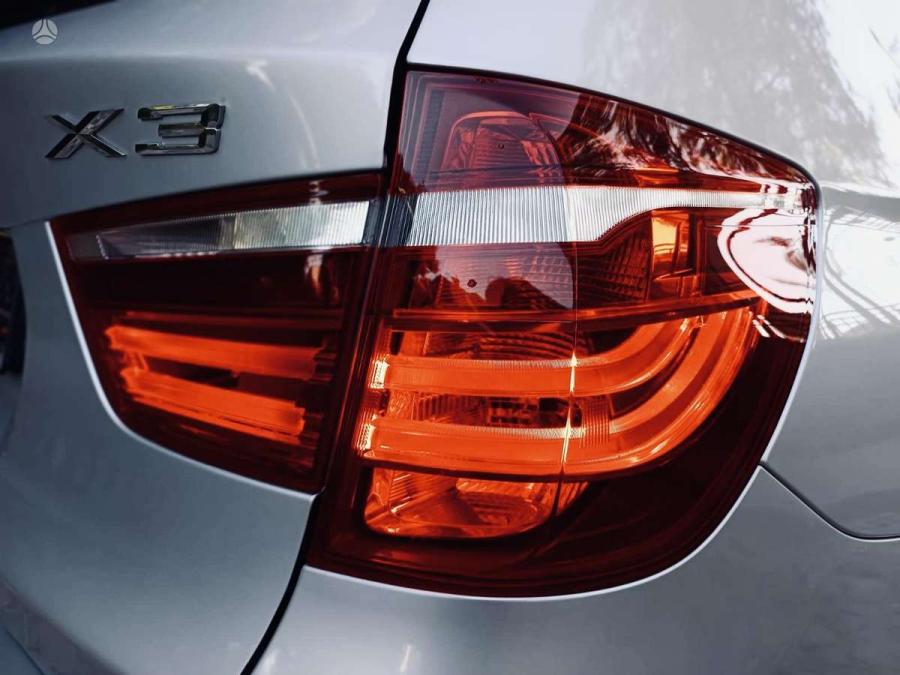 Pelēks BMW X3 2012 Utena, ar dzinēja tilpumu 2.00 L un nobraukumu 249 tūkst. km par 11150 €, foto 12 vietnē AUTOMOTO.COM.LV