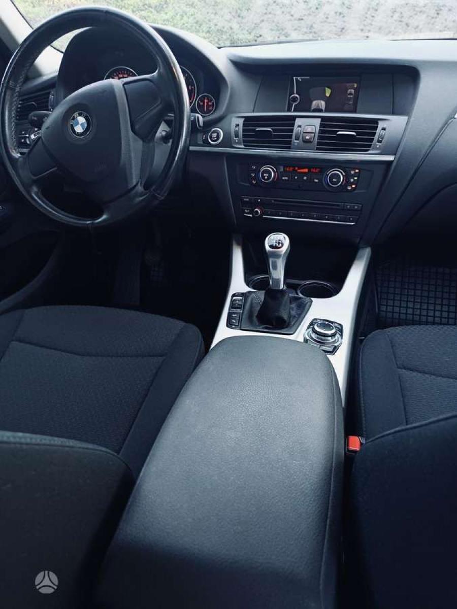 Pelēks BMW X3 2012 Utena, ar dzinēja tilpumu 2.00 L un nobraukumu 249 tūkst. km par 11150 €, foto 30 vietnē AUTOMOTO.COM.LV