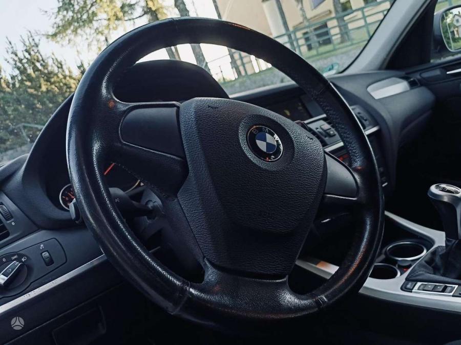 Pelēks BMW X3 2012 Utena, ar dzinēja tilpumu 2.00 L un nobraukumu 249 tūkst. km par 11150 €, foto 31 vietnē AUTOMOTO.COM.LV