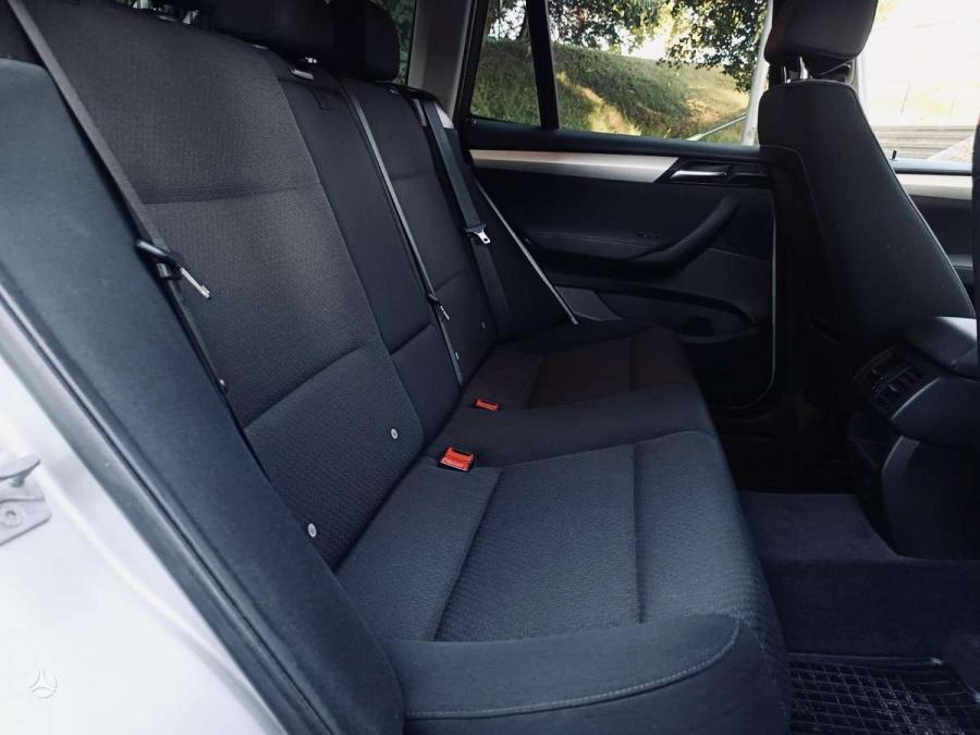 Pelēks BMW X3 2012 Utena, ar dzinēja tilpumu 2.00 L un nobraukumu 249 tūkst. km par 11150 €, foto 40 vietnē AUTOMOTO.COM.LV
