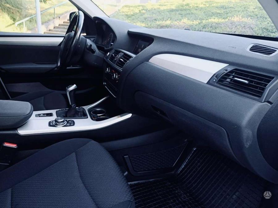 Pelēks BMW X3 2012 Utena, ar dzinēja tilpumu 2.00 L un nobraukumu 249 tūkst. km par 11150 €, foto 48 vietnē AUTOMOTO.COM.LV