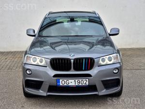 Grey BMW X3 2012 in Riga, with an engine capacity of 3.00 L and mileage of 327 thousand km for 11555 €, photo 3 on AUTOMOTO.COM.LV