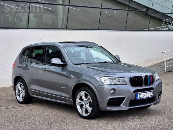 Grey BMW X3 2012 in Riga, with an engine capacity of 3.00 L and mileage of 327 thousand km for 11555 €, photo 3 on AUTOMOTO.COM.LV