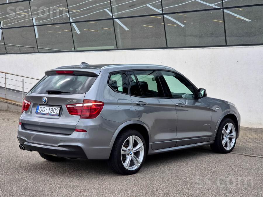 Grey BMW X3 2012 in Riga, with an engine capacity of 3.00 L and mileage of 327 thousand km for 11555 €, photo 9 on AUTOMOTO.COM.LV