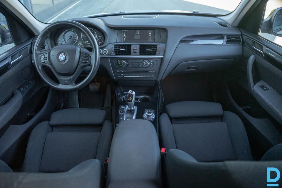 Grey BMW X3 2012 in Liepaja, with an engine capacity of 3.00 L and mileage of 251 thousand km for 12900 €, photo 6 on AUTOMOTO.COM.LV