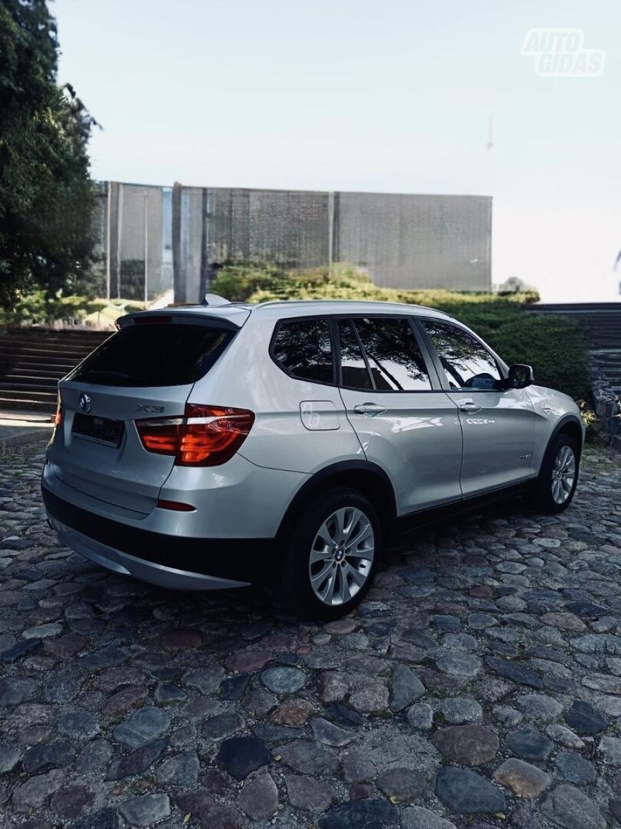 Grey BMW X3 2012 in Utena, with an engine capacity of 2.00 L and mileage of 249 thousand km for 11150 €, photo 8 on AUTOMOTO.COM.LV