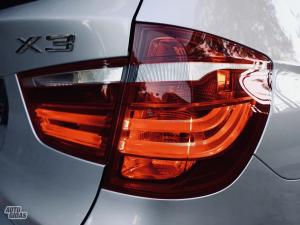 Grey BMW X3 2012 in Utena, with an engine capacity of 2.00 L and mileage of 249 thousand km for 11150 €, photo 10 on AUTOMOTO.COM.LV