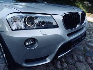 Grey BMW X3 2012 in Utena, with an engine capacity of 2.00 L and mileage of 249 thousand km for 11150 €, photo 12 on AUTOMOTO.COM.LV