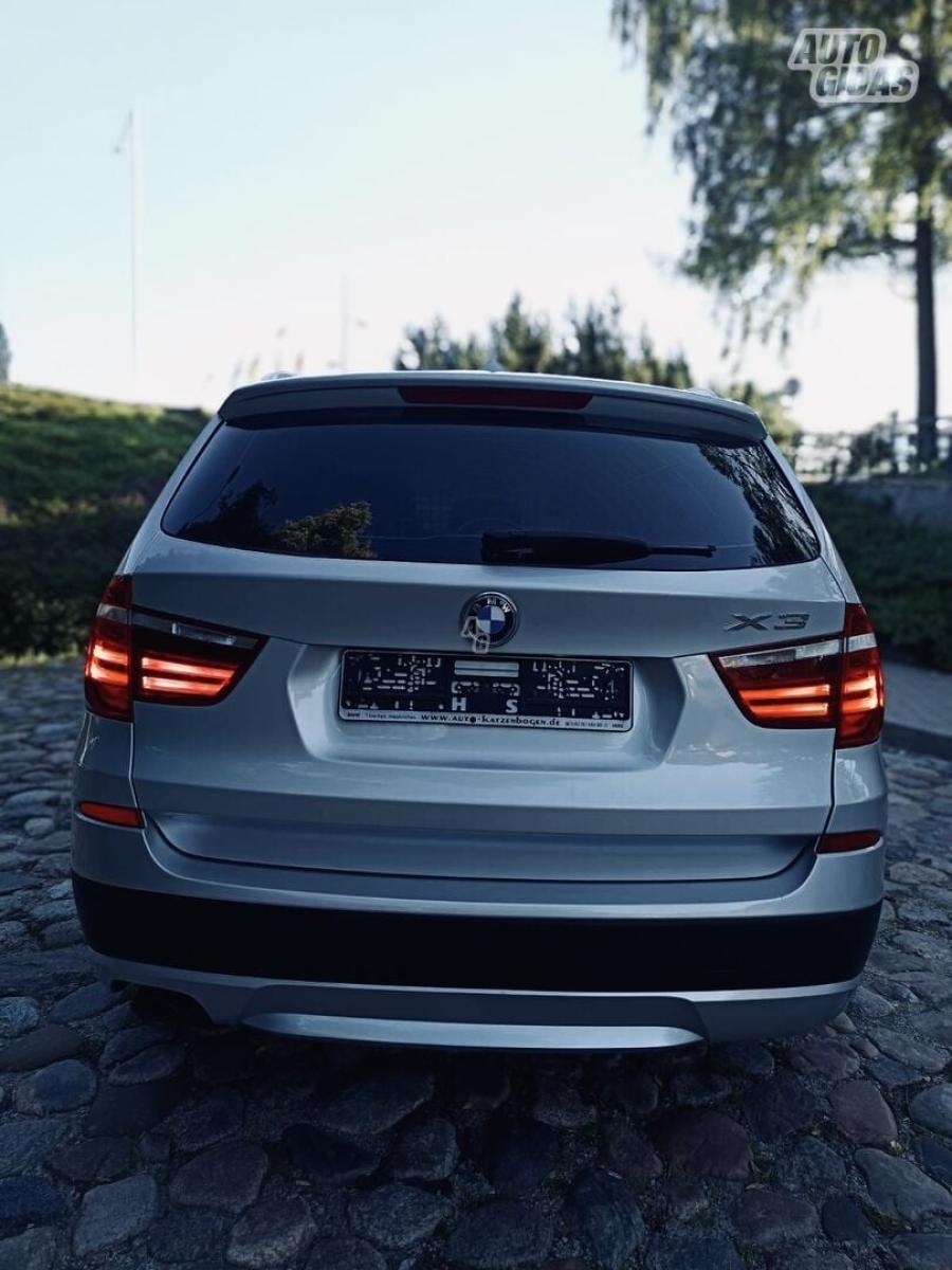 Grey BMW X3 2012 in Utena, with an engine capacity of 2.00 L and mileage of 249 thousand km for 11150 €, photo 22 on AUTOMOTO.COM.LV