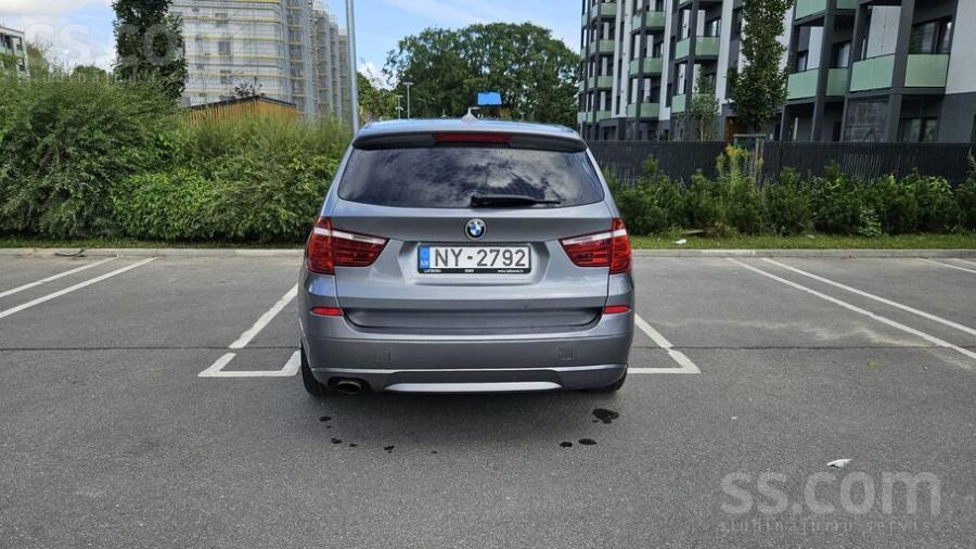 Grey BMW X3 2012 in Balvi, with an engine capacity of 2.00 L and mileage of 255 thousand km for 9400 €, photo 6 on AUTOMOTO.COM.LV