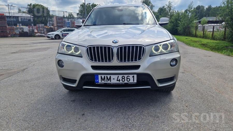 Pelēks BMW X3 2012 Rīga, ar dzinēja tilpumu 3.00 L un nobraukumu 250 tūkst. km par 10200 €, foto 1 vietnē AUTOMOTO.COM.LV