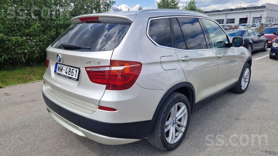 Pelēks BMW X3 2012 Rīga, ar dzinēja tilpumu 3.00 L un nobraukumu 250 tūkst. km par 10200 €, foto 4 vietnē AUTOMOTO.COM.LV