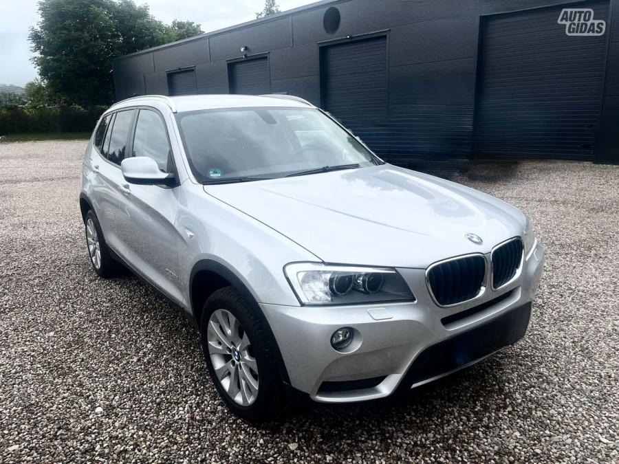 Grey BMW X3 2012 in Utena, with an engine capacity of 2.00 L and mileage of 249 thousand km for 11150 €, photo 4 on AUTOMOTO.COM.LV
