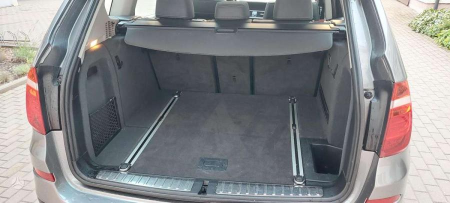 Pelēks BMW X3 2012 Viļņa, ar dzinēja tilpumu 3.00 L un nobraukumu 253 tūkst. km par 10800 €, foto 7 vietnē AUTOMOTO.COM.LV