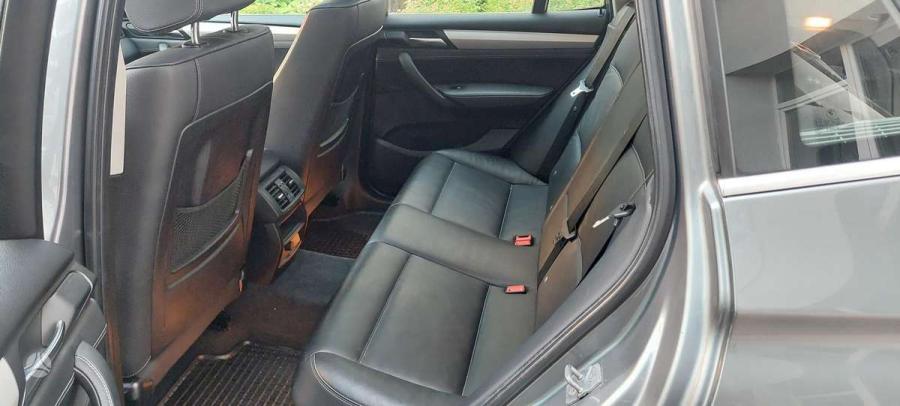 Pelēks BMW X3 2012 Viļņa, ar dzinēja tilpumu 3.00 L un nobraukumu 253 tūkst. km par 10800 €, foto 9 vietnē AUTOMOTO.COM.LV