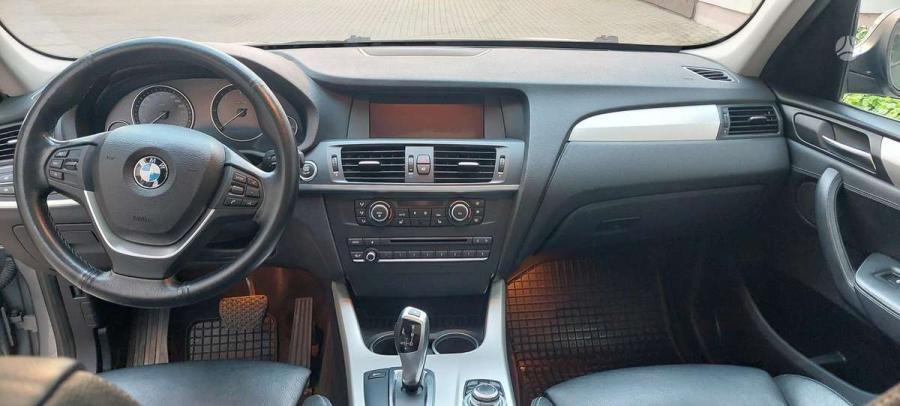Pelēks BMW X3 2012 Viļņa, ar dzinēja tilpumu 3.00 L un nobraukumu 253 tūkst. km par 10800 €, foto 10 vietnē AUTOMOTO.COM.LV