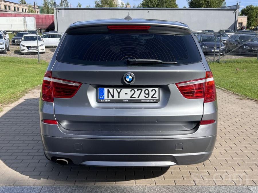 Pelēks BMW X3 2012 Limbaži, ar dzinēja tilpumu 2.00 L un nobraukumu 255 tūkst. km par 9950 €, foto 6 vietnē AUTOMOTO.COM.LV