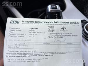 Pelēks BMW X3 2012 Limbaži, ar dzinēja tilpumu 2.00 L un nobraukumu 255 tūkst. km par 9950 €, foto 26 vietnē AUTOMOTO.COM.LV