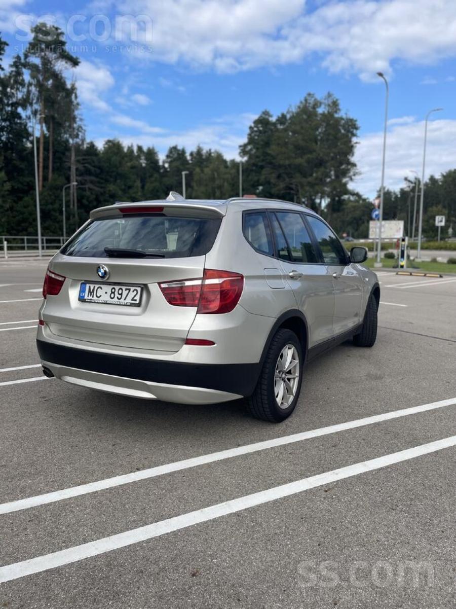 Pelēks BMW X3 2012 Rīga, ar dzinēja tilpumu 2.00 L un nobraukumu 225 tūkst. km par 7600 €, foto 5 vietnē AUTOMOTO.COM.LV
