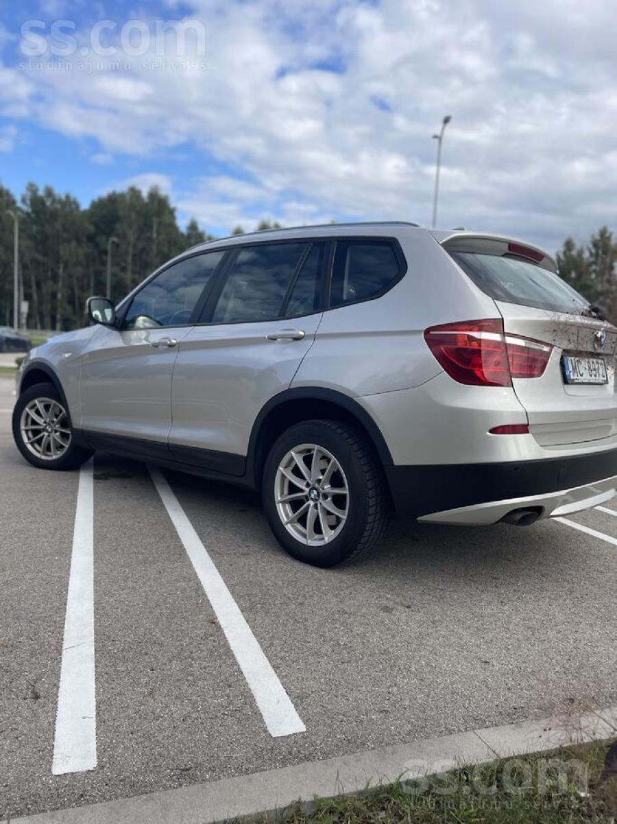 Pelēks BMW X3 2012 Rīga, ar dzinēja tilpumu 2.00 L un nobraukumu 225 tūkst. km par 7600 €, foto 6 vietnē AUTOMOTO.COM.LV