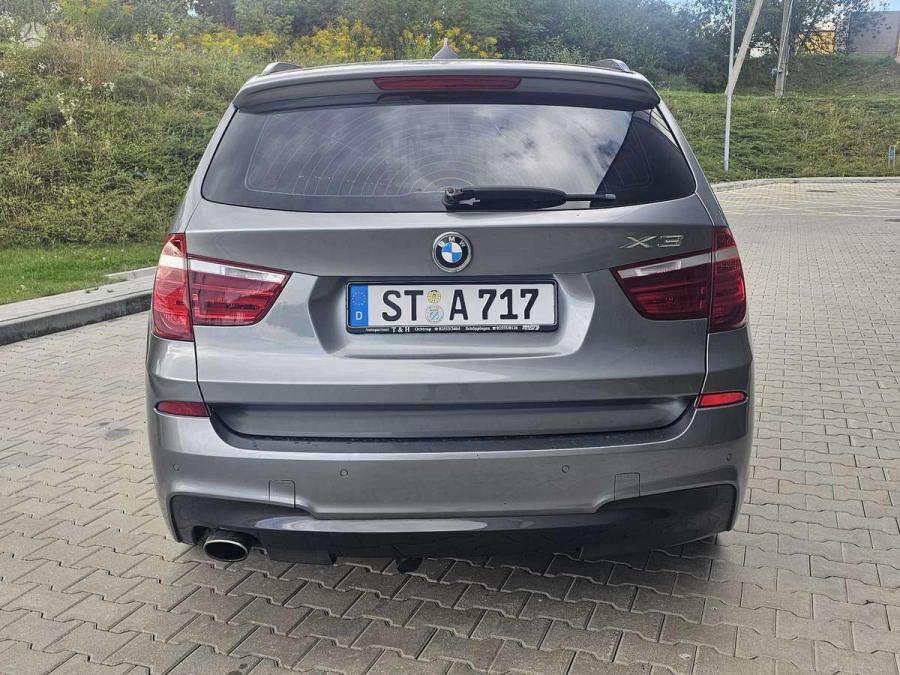 Grey BMW X3 2012 in Vilnius, with an engine capacity of 2.00 L and mileage of 291 thousand km for 10800 €, photo 6 on AUTOMOTO.COM.LV