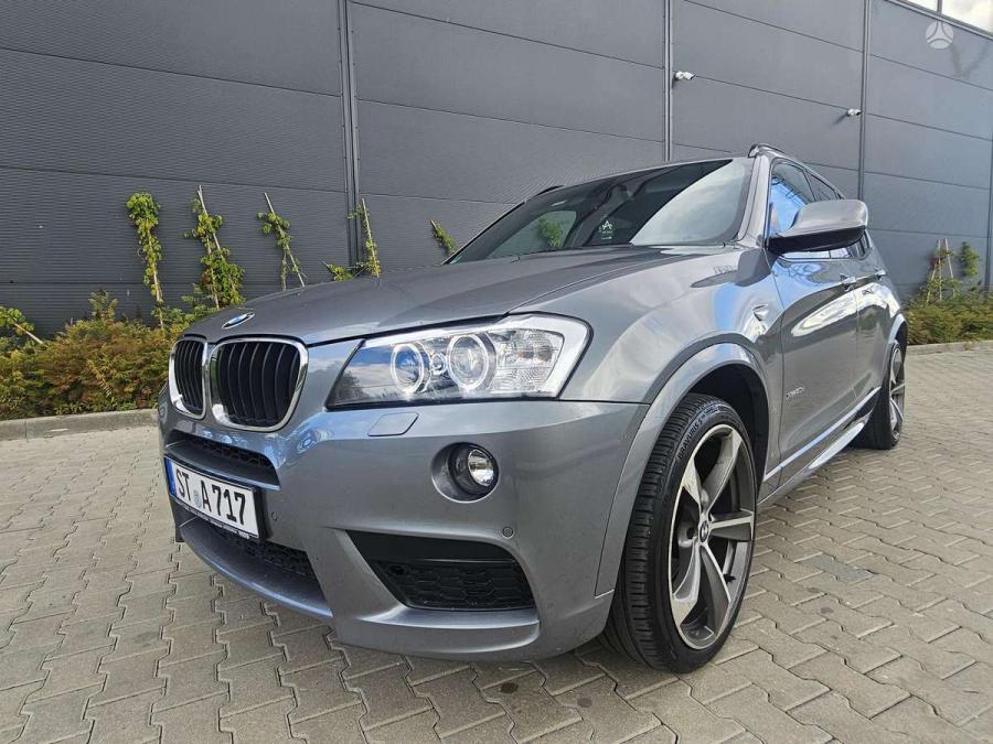 Grey BMW X3 2012 in Vilnius, with an engine capacity of 2.00 L and mileage of 291 thousand km for 10800 €, photo 12 on AUTOMOTO.COM.LV