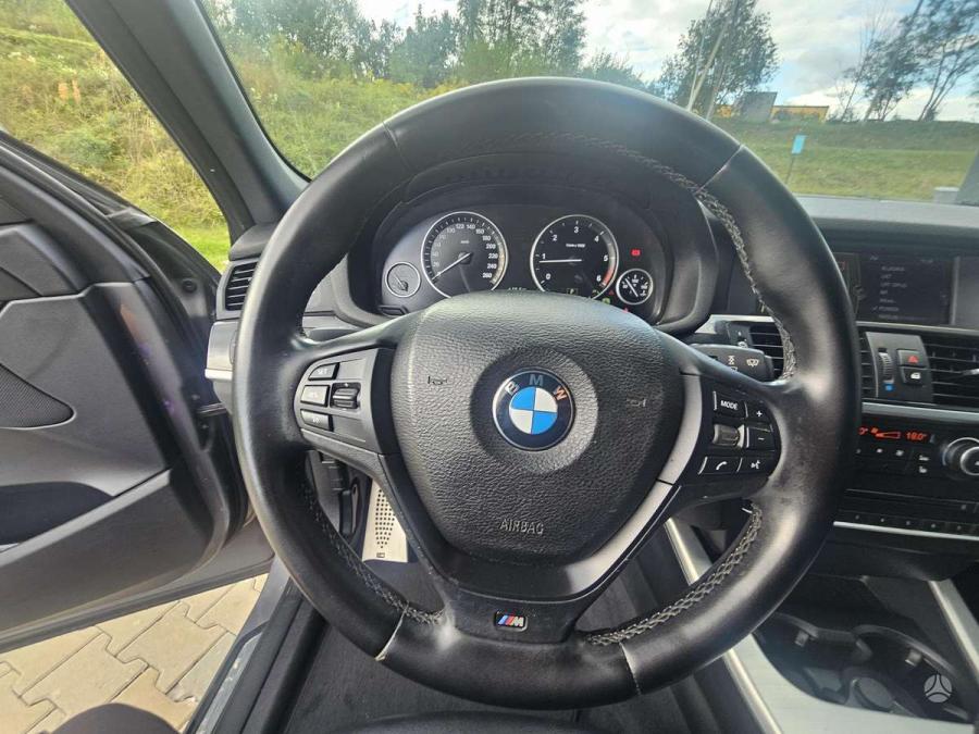 Grey BMW X3 2012 in Vilnius, with an engine capacity of 2.00 L and mileage of 291 thousand km for 10800 €, photo 18 on AUTOMOTO.COM.LV