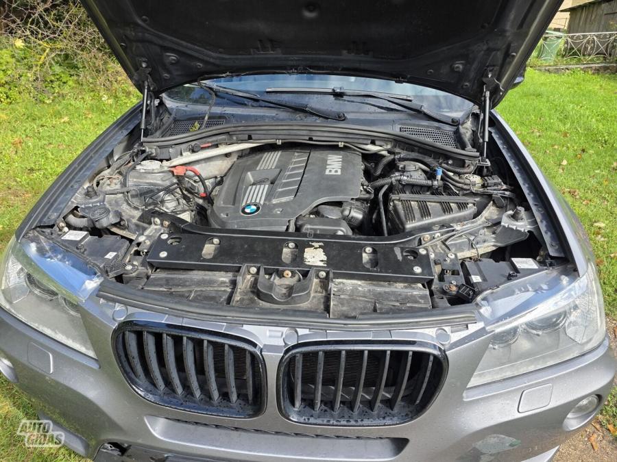 Grey BMW X3 2012 in Panevezys, with an engine capacity of 3.00 L and mileage of 211 thousand km for 8000 €, photo 14 on AUTOMOTO.COM.LV