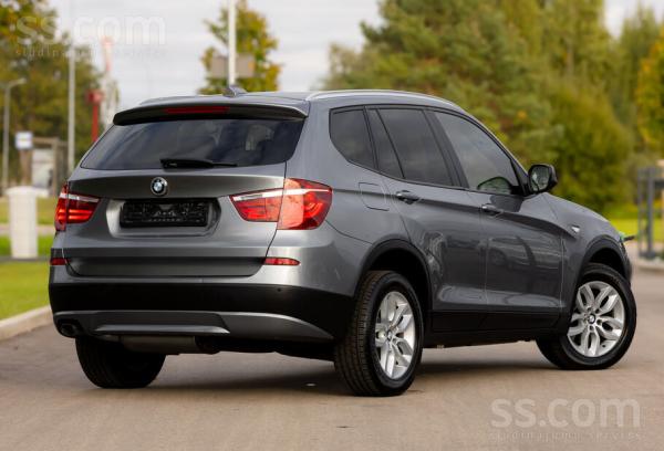 Pelēks BMW X3 2012 Jelgava, ar dzinēja tilpumu 2.00 L un nobraukumu 0 tūkst. km par 10200 €, foto 7 vietnē AUTOMOTO.COM.LV