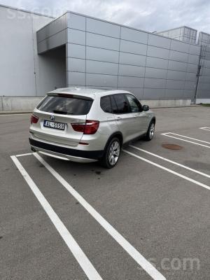 Grey BMW X3 2012 in Riga, with an engine capacity of 3.00 L and mileage of 278 thousand km for 10100 €, photo 5 on AUTOMOTO.COM.LV