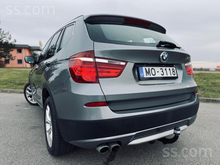 Grey BMW X3 2013 in Cesis, with an engine capacity of 3.50 L and mileage of 0 thousand km for 7100 €, photo 7 on AUTOMOTO.COM.LV
