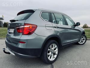 Grey BMW X3 2013 in Cesis, with an engine capacity of 3.50 L and mileage of 0 thousand km for 7100 €, photo 9 on AUTOMOTO.COM.LV