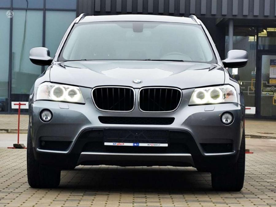 Pelēks BMW X3 2013 Šauļi, ar dzinēja tilpumu 2.00 L un nobraukumu 203 tūkst. km par 10950 €, foto 2 vietnē AUTOMOTO.COM.LV
