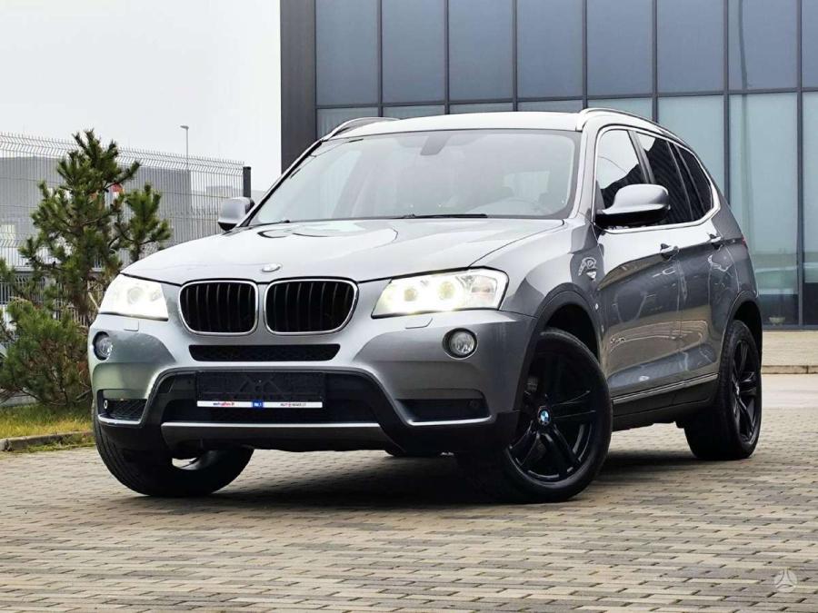 Pelēks BMW X3 2013 Šauļi, ar dzinēja tilpumu 2.00 L un nobraukumu 203 tūkst. km par 10950 €, foto 3 vietnē AUTOMOTO.COM.LV