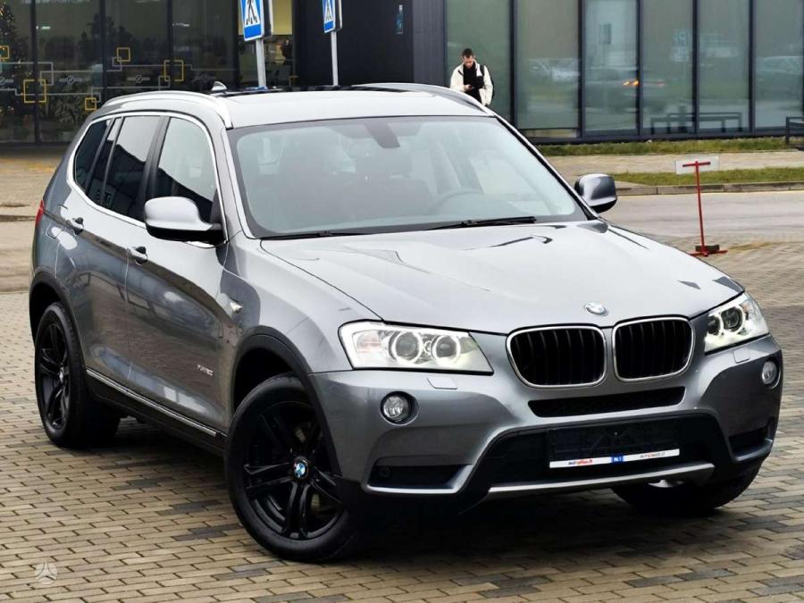 Pelēks BMW X3 2013 Šauļi, ar dzinēja tilpumu 2.00 L un nobraukumu 203 tūkst. km par 10950 €, foto 10 vietnē AUTOMOTO.COM.LV