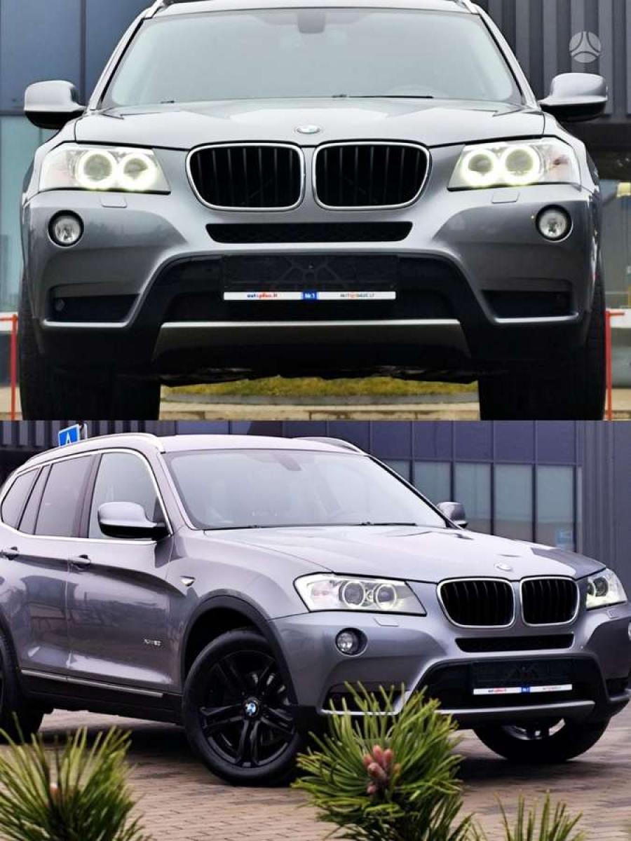Pelēks BMW X3 2013 Šauļi, ar dzinēja tilpumu 2.00 L un nobraukumu 203 tūkst. km par 10950 €, foto 22 vietnē AUTOMOTO.COM.LV