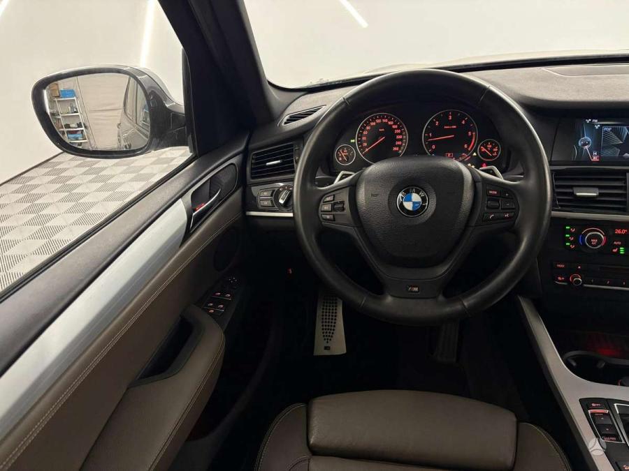 Grey BMW X3 2013 in Marijampole, with an engine capacity of 2.99 L and mileage of 274 thousand km for 11999 €, photo 17 on AUTOMOTO.COM.LV