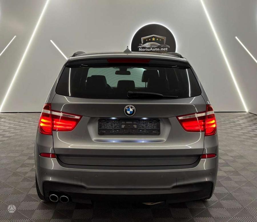 Grey BMW X3 2013 in Marijampole, with an engine capacity of 2.99 L and mileage of 274 thousand km for 11999 €, photo 26 on AUTOMOTO.COM.LV
