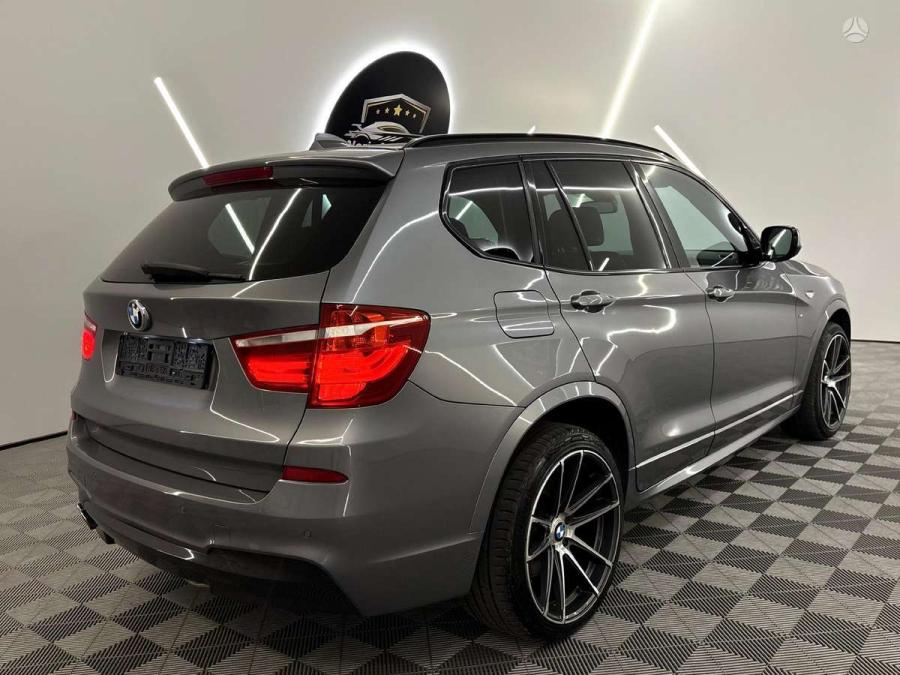 Grey BMW X3 2013 in Marijampole, with an engine capacity of 2.99 L and mileage of 274 thousand km for 11999 €, photo 30 on AUTOMOTO.COM.LV