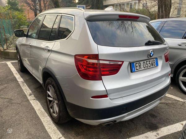Pelēks BMW X3 2013 Panevēža, ar dzinēja tilpumu 2.00 L un nobraukumu 330 tūkst. km par 4500 €, foto 4 vietnē AUTOMOTO.COM.LV