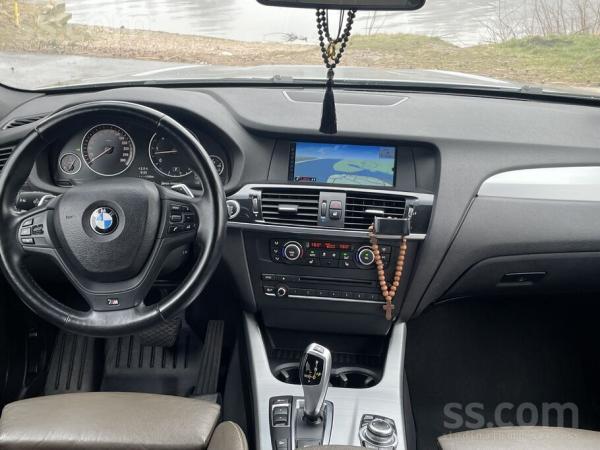 Grey BMW X3 2013 in Riga, with an engine capacity of 3.00 L and mileage of 264 thousand km for 15900 €, photo 7 on AUTOMOTO.COM.LV
