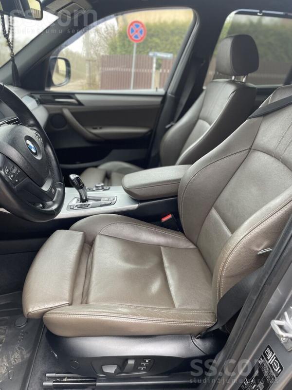 Pelēks BMW X3 2013 Rīga, ar dzinēja tilpumu 3.00 L un nobraukumu 264 tūkst. km par 15900 €, foto 5 vietnē AUTOMOTO.COM.LV