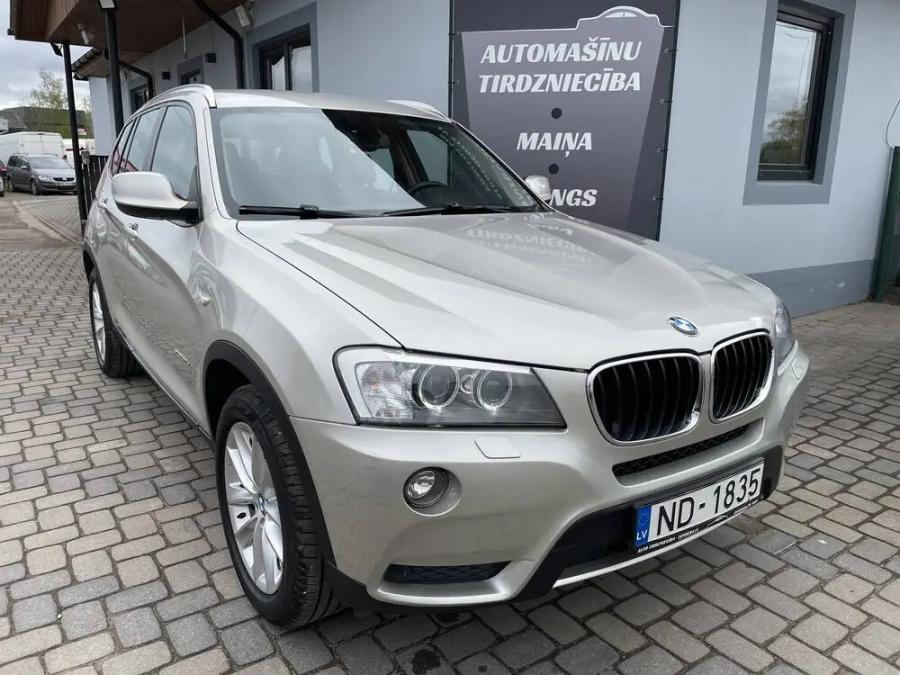 Pelēks BMW X3 2013 Talsi, ar dzinēja tilpumu 2.00 L un nobraukumu 276 tūkst. km par 9400 €, foto 1 vietnē AUTOMOTO.COM.LV