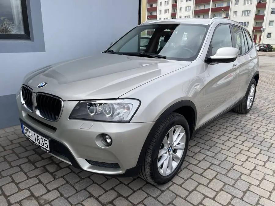 Pelēks BMW X3 2013 Talsi, ar dzinēja tilpumu 2.00 L un nobraukumu 276 tūkst. km par 9400 €, foto 29 vietnē AUTOMOTO.COM.LV