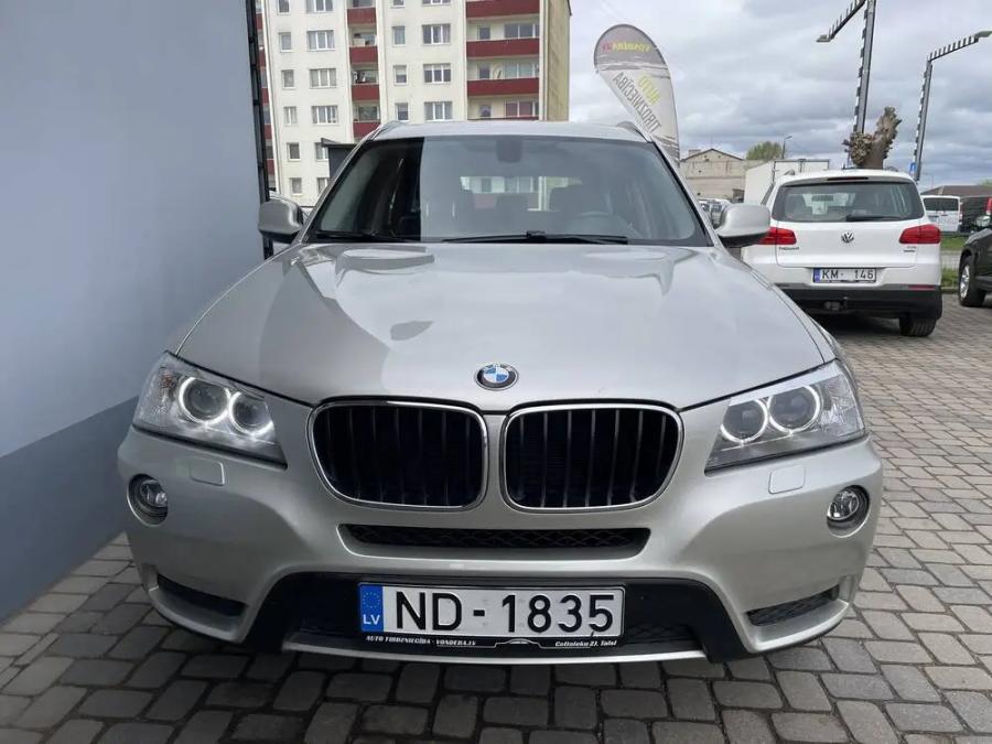 Pelēks BMW X3 2013 Talsi, ar dzinēja tilpumu 2.00 L un nobraukumu 276 tūkst. km par 9400 €, foto 30 vietnē AUTOMOTO.COM.LV