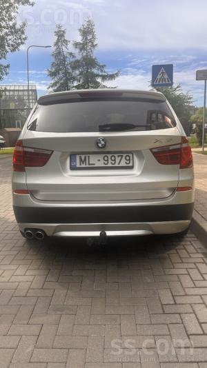 Grey BMW X3 2013 in Riga, with an engine capacity of 3.00 L and mileage of 330 thousand km for 10800 €, photo 7 on AUTOMOTO.COM.LV