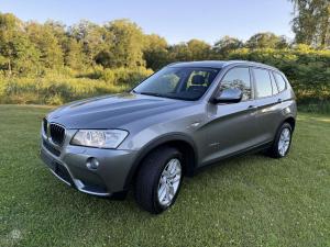 Grey BMW X3 2013 in Utena, with an engine capacity of 2.00 L and mileage of 172 thousand km for 9950 €, photo  on AUTOMOTO.COM.LV